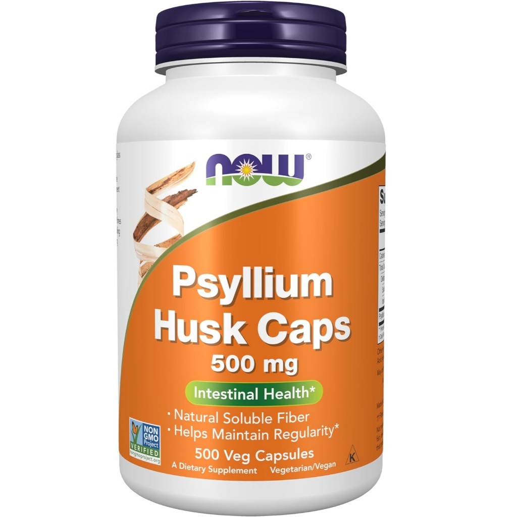 Jual Now Foods, Psyllium Husk Caps Natural Soluble Fiber, Intestinal ...