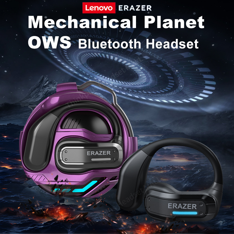 Jual Lenovo Erazer X8 OWS TWS Bluetooth 5.4 Gaming Open Ear Headphone ...