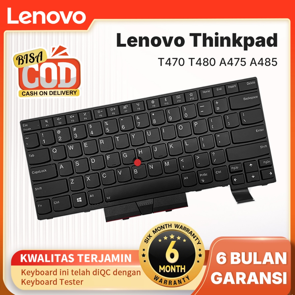 Jual [Garansi 6B] Keyboard Lnvo ThinkPad T470, T480 - Replacement ...