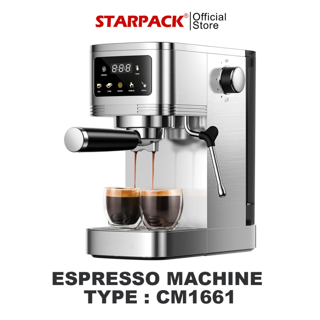 Jual STARPACK CM1661 Espresso Machine 20 Bar / Mesin Kopi Rumahan atau ...