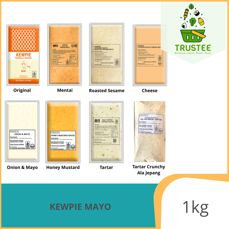 Jual Kewpie 1kg Mayo Original / Mentai / Roasted Sesame / Cheese ...