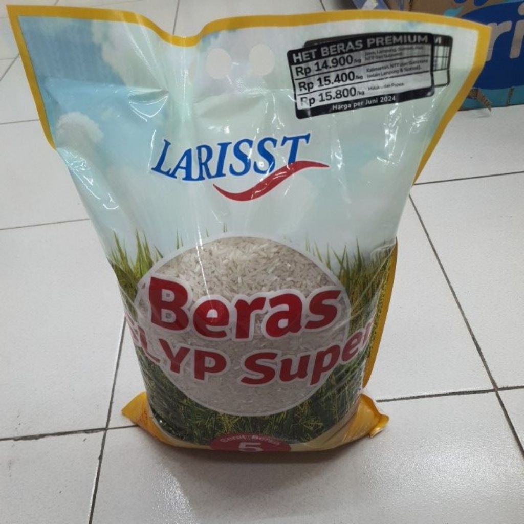 Jual beras premium 5kg Larist Slyp Super | Shopee Indonesia