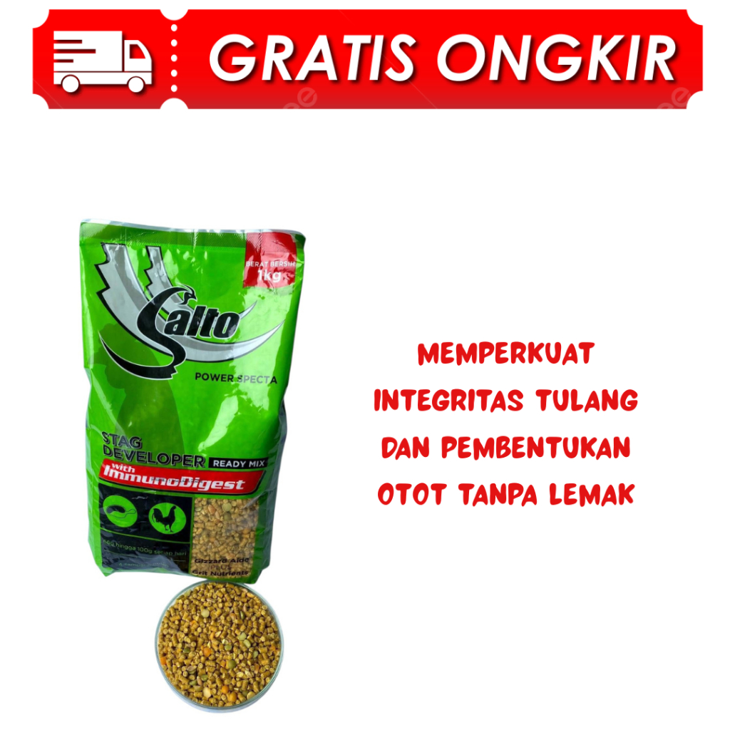 Jual SALTO STAG DEVELOPER WITH IMMUNO DIGEST 1 KG - PAKAN AYAM | Shopee ...
