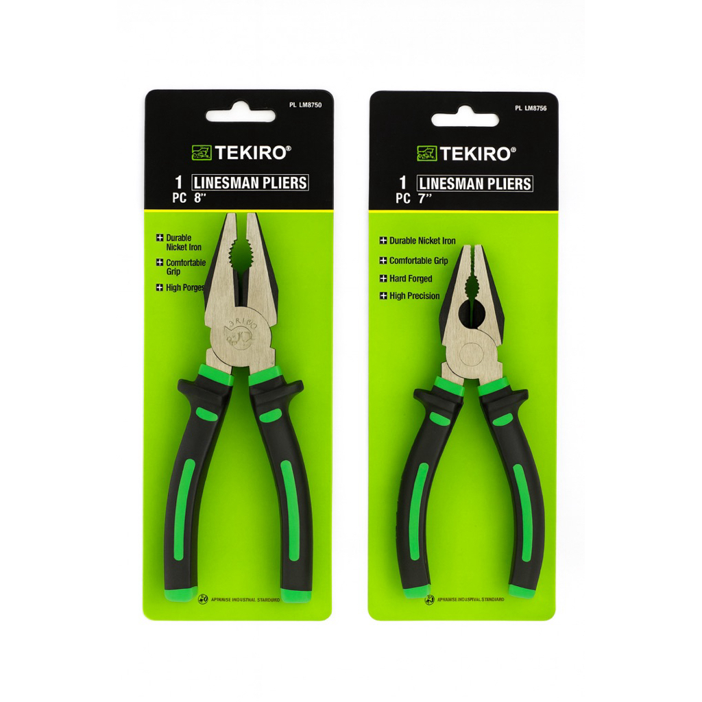 Jual TEKIRO Tang Kombinasi 7" 8" inch Tang Hijau Tekiro ASLI | Shopee ...