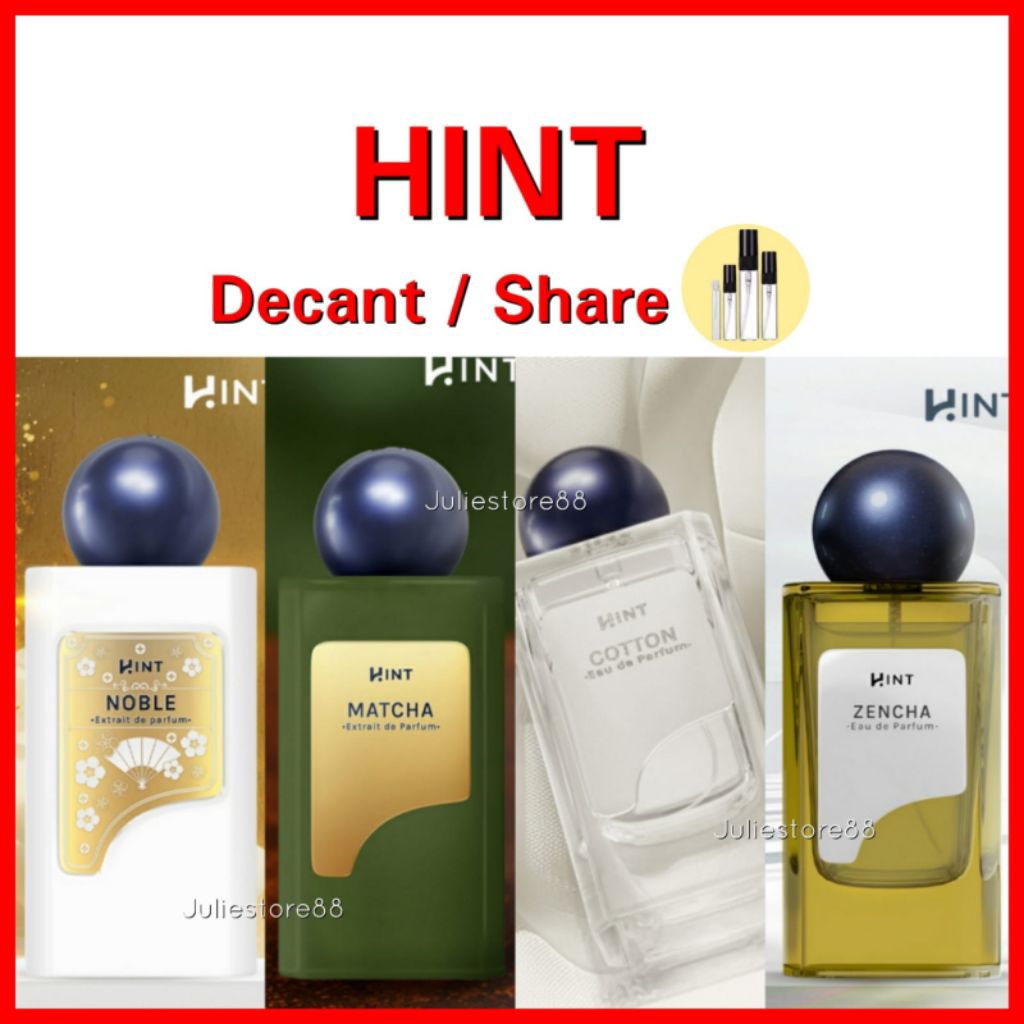 Jual (Share/Decant) HINT Parfum Matcha Fatale Noble Extrait Delicate ...