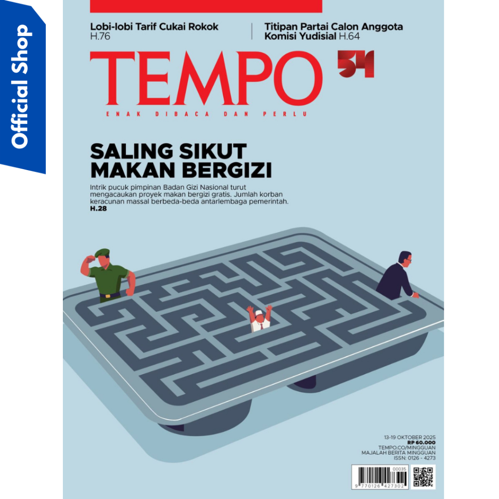 Jual Majalah Tempo Ed 5435 Saling Sikut Makan Bergizi Tanggal 13 ...