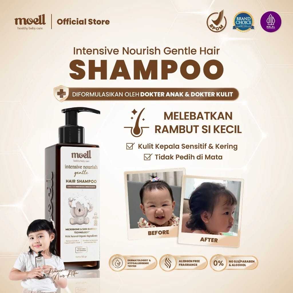 Jual Moell Baby Shampoo 185 gr | Bubbles Bubbles Everywhere Shampoo ...