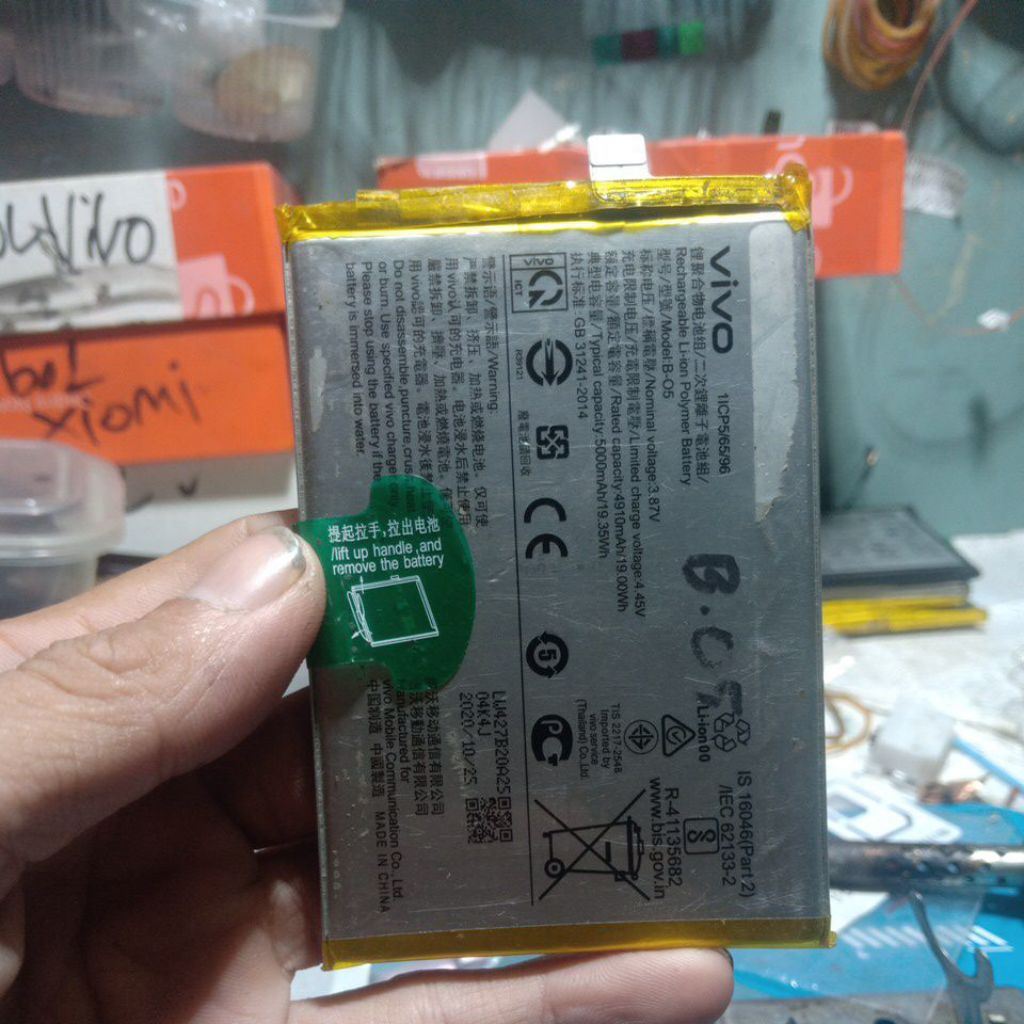 Jual Btre Vivo B05 Y20/Y12I ORIGINAL COPOTAN | Shopee Indonesia