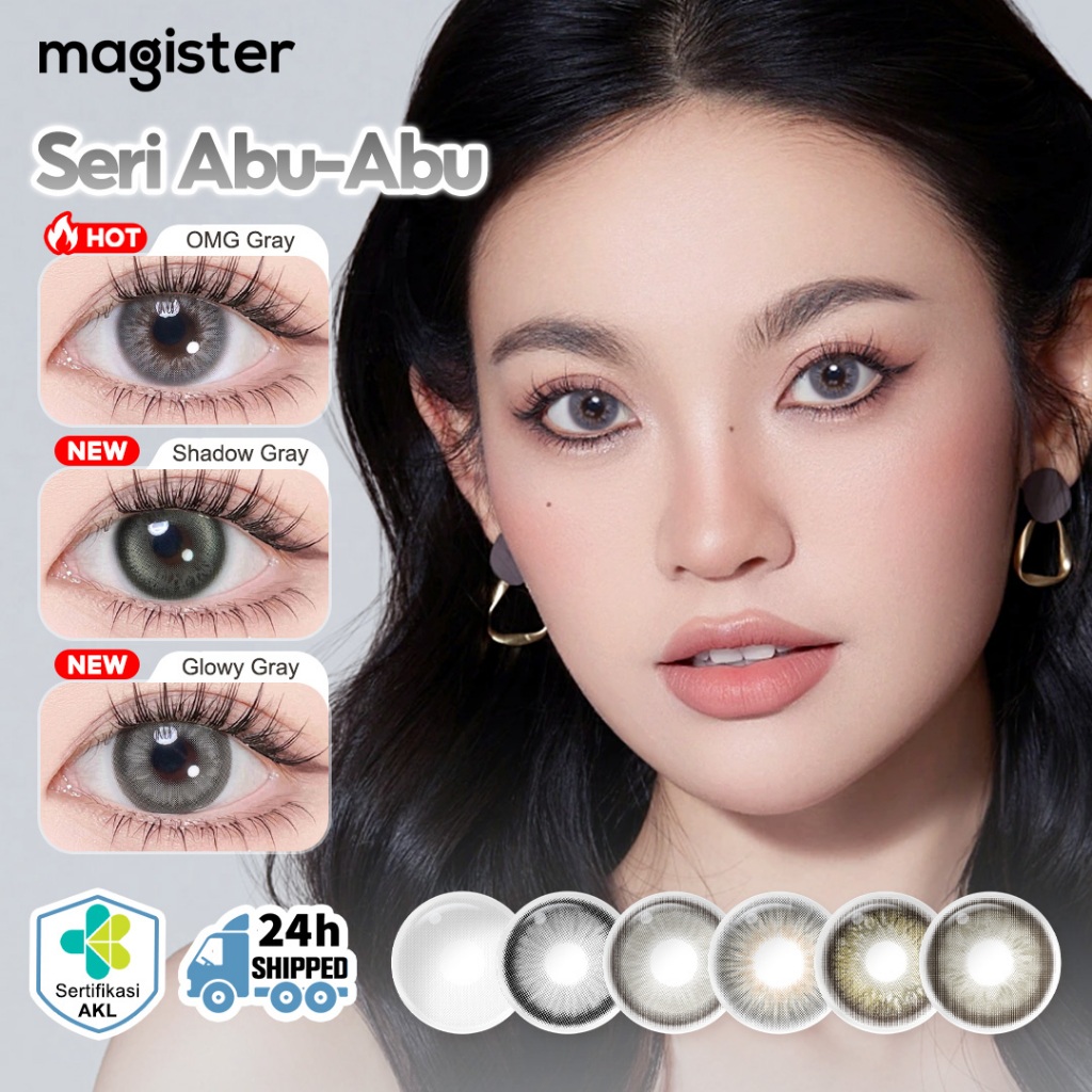 Jual [0.00 s/d -6.00] Magister Softlens Minus Seri abu-abu Korea ...
