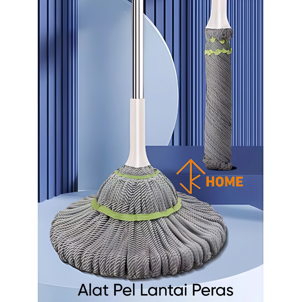 Jual JK Alat Pel Lantai Peras Putar Otomatis Automatic Bamboo Twist Mop ...
