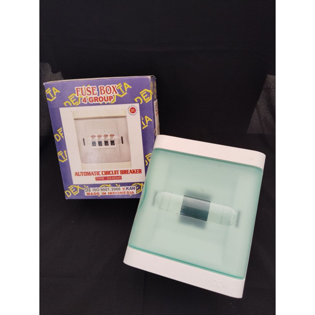 Jual kotak MCB (miniature circuit breaker) fuse box 4 grup | Shopee ...