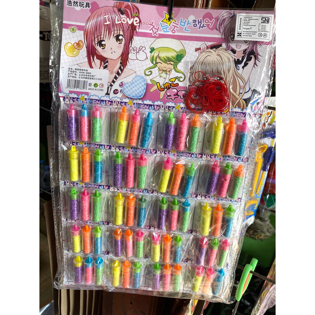 Jual Mainan Gliter Botol Lembar Isi 60Pc | Shopee Indonesia