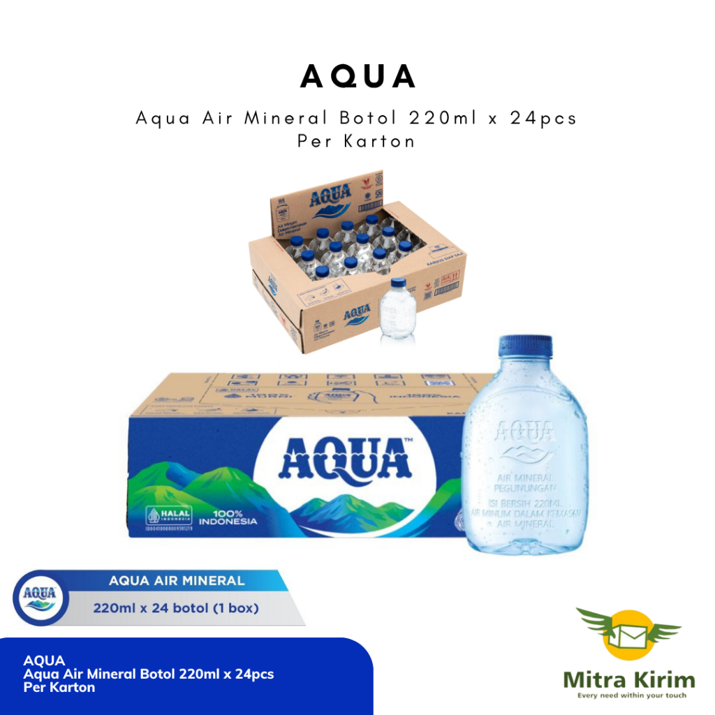 Jual Aqua Botol Mini Terlengkap & Harga Terbaru April 2026 | Shopee ...
