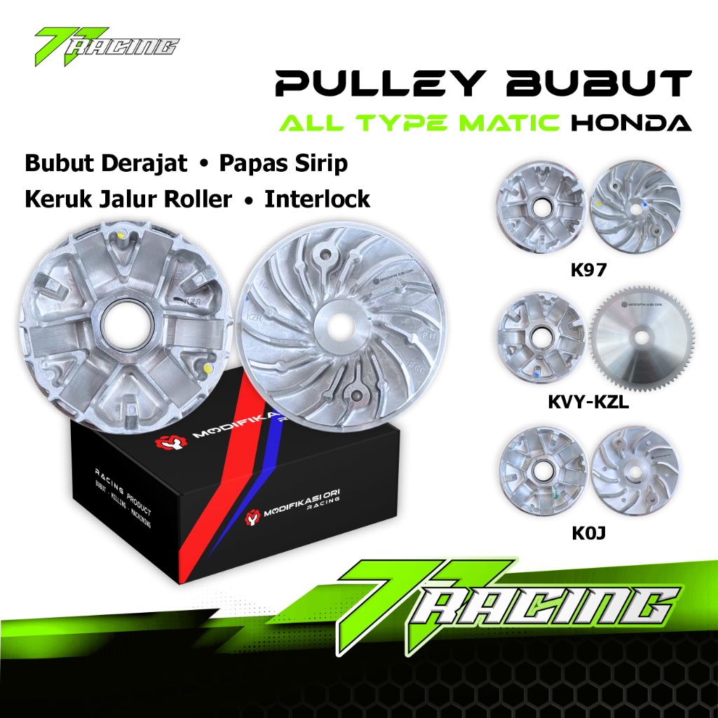 Jual Pulley Set Rumah Roller Kipas Pulley ALL HONDA Vario Beat Scoopy ...