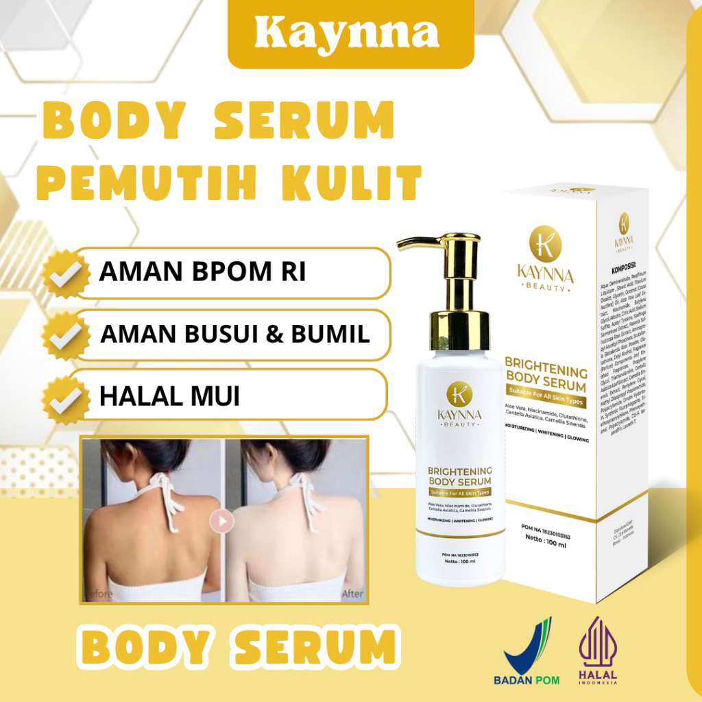 Jual KAYNNA - Body Serum Lotion Pencerah Kulit Dalam 1 Kali Pemakaian ...