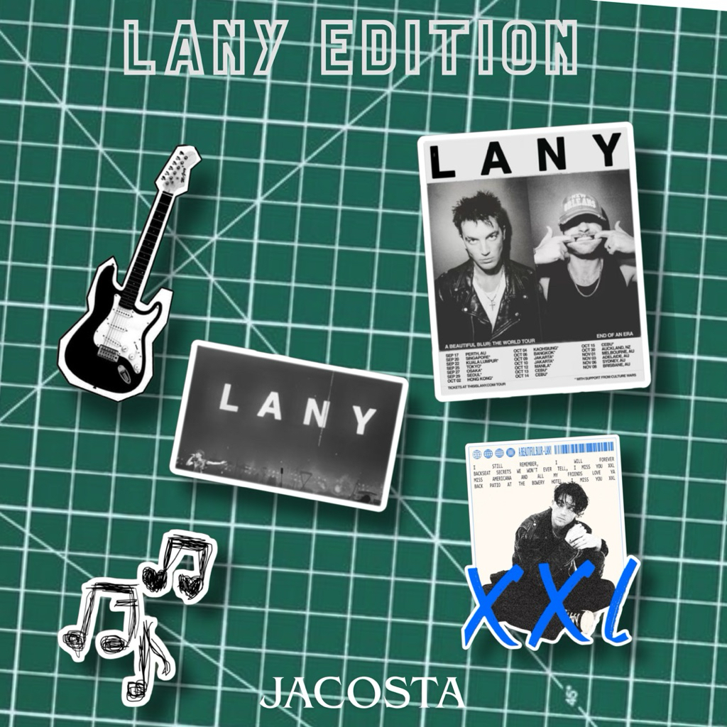 Jual Stiker Lany Aesthetic | Sticker LANY Waterproof Laptop, HP, Botol ...