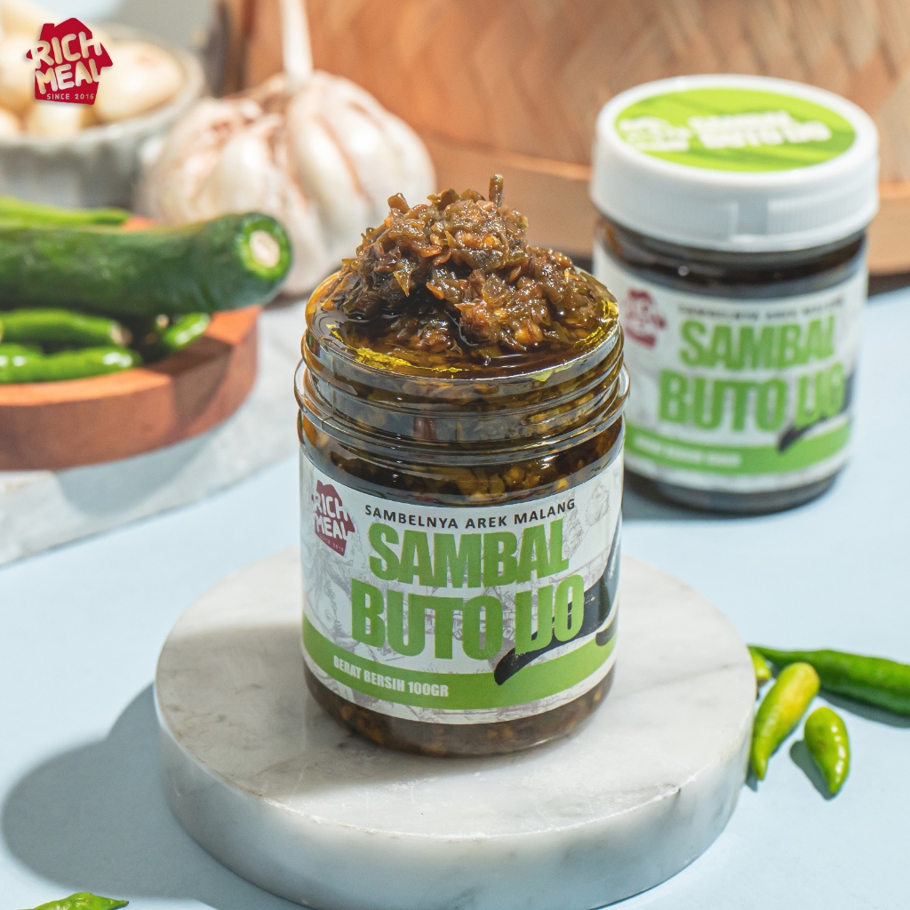Jual SAMBAL IJO BUTO IJO PEDAS GURIH 100GR | SAMBALNYA AREK MALANG ...
