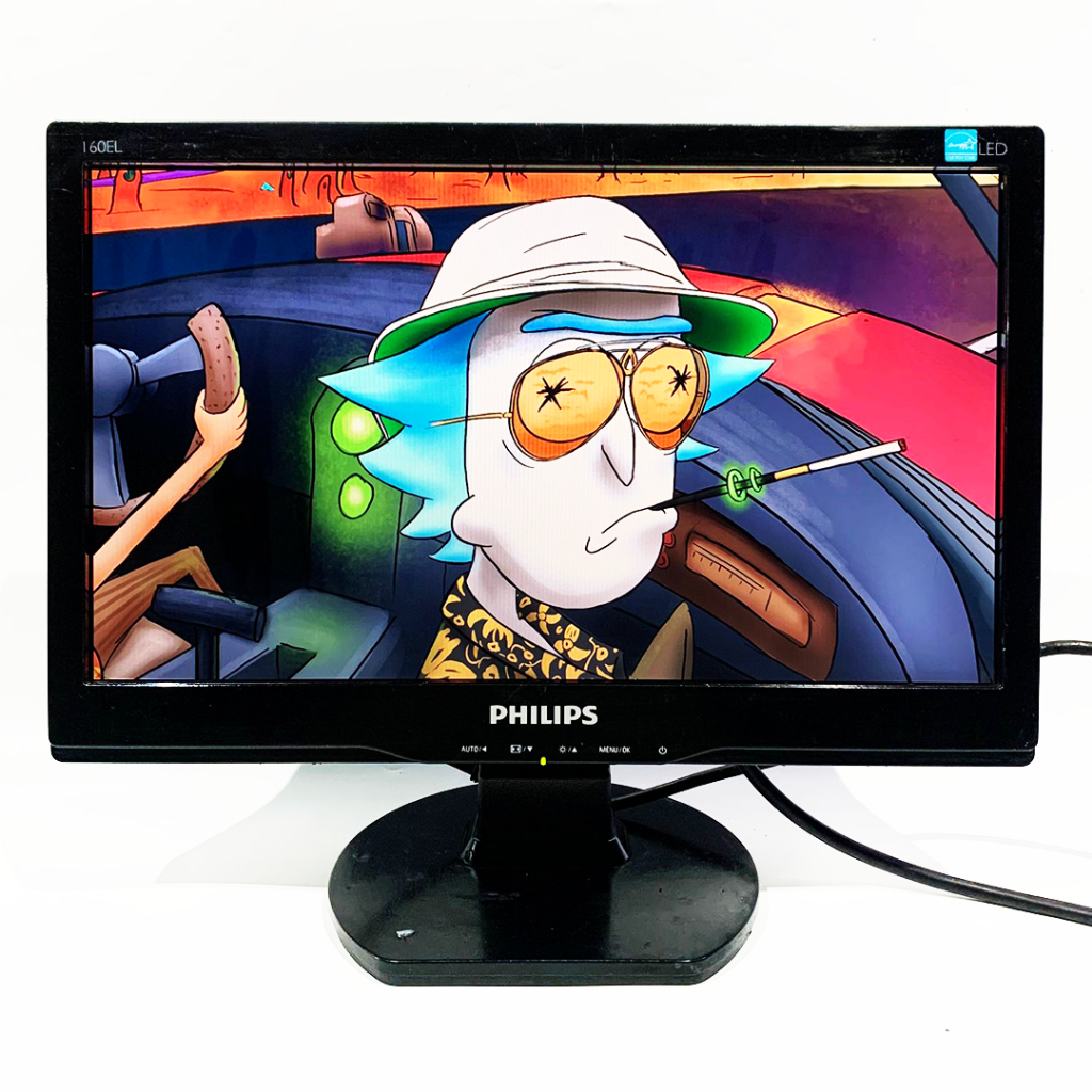 Jual Monitor Led Merk PHILIPS Ukuran layar 16 Inch Kondisi Normal Grade ...