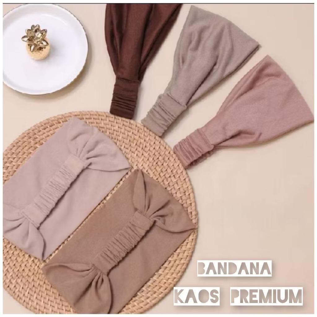 Jual CIPUT BANDANA KAOS PREMIUM / BANDO PITA / Daleman Kerudung / Inner ...