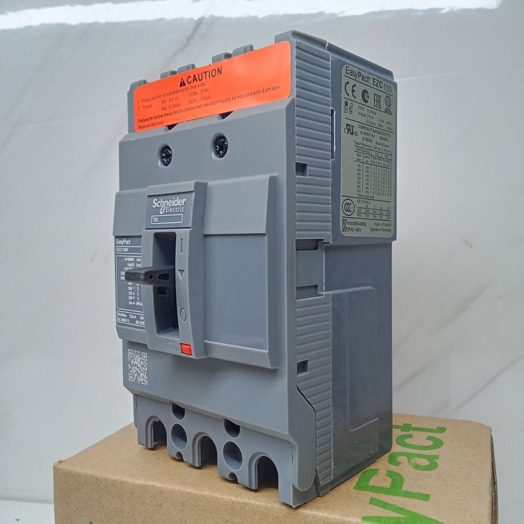 Jual circuit breaker mccb 3p 40a EZC100F3040 schneider original /mccb 3phase 40a ezc100f ...