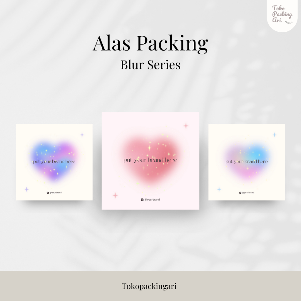 Jual Alas Packing | Blur Glitter Series | FREE PLASTIK | Paper ...
