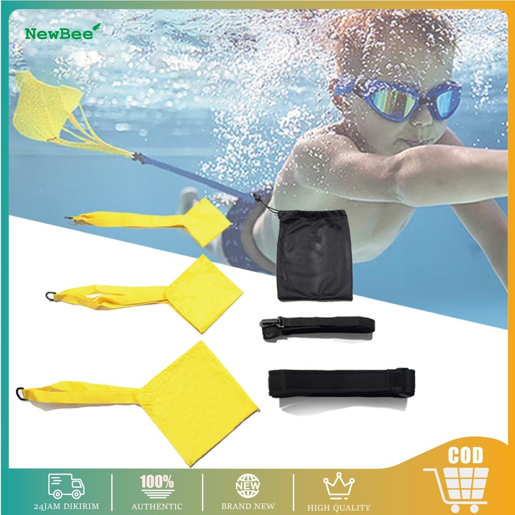 Jual isi 3pcs Resistance Band Parasut Untuk Latihan Berenang Swimming ...