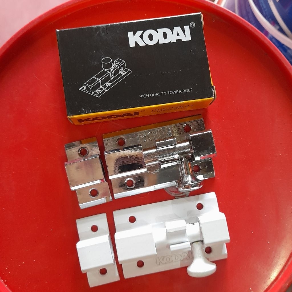 Jual KODAI Selot / grendel 2" tebal bahan aluminium warna chrome dan ...