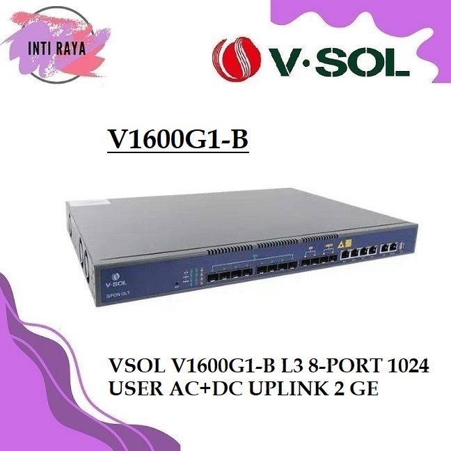 Jual VSOL V1600G1-B L3 GPON 8-PORT GPON OLT V1600G1 B | Shopee Indonesia