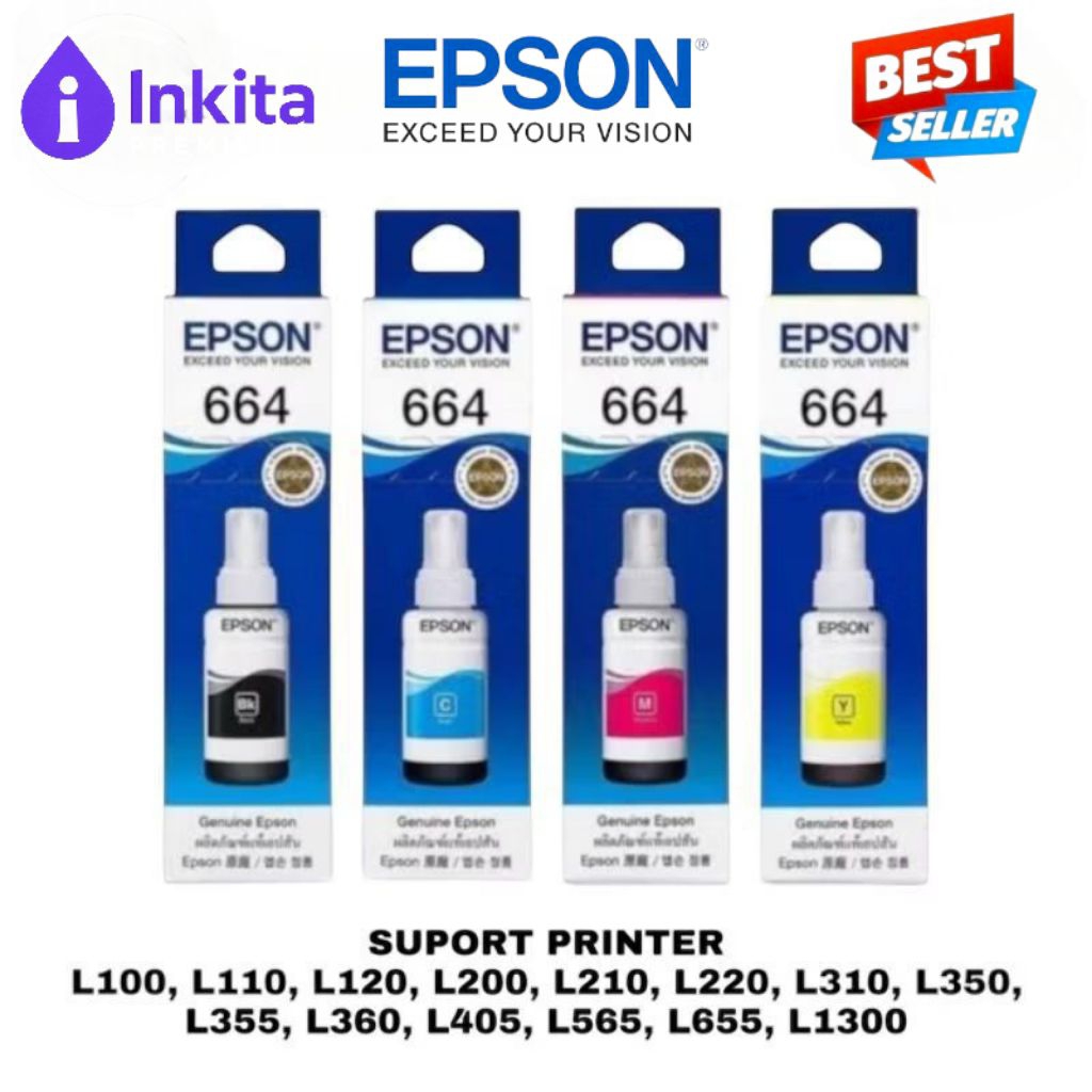 Jual Tinta Epson Original 003 Tipe Printer L3110 L13150 L1110 L3120 ...