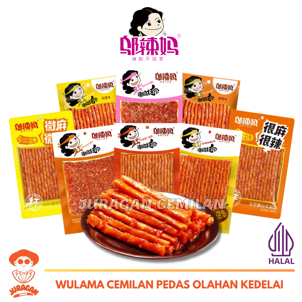 Jual Wulama Stick Pedas Spicy Tendon Tofu Vegetarian / Snack Viral ...