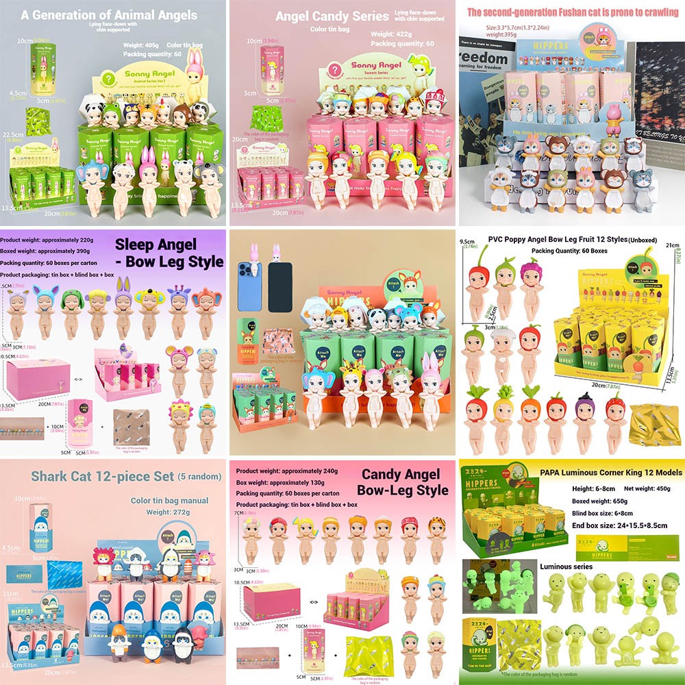 Jual 12 PCS/Set Cute Sony Angel Blind Box Ornaments Adorable Angel Girl ...