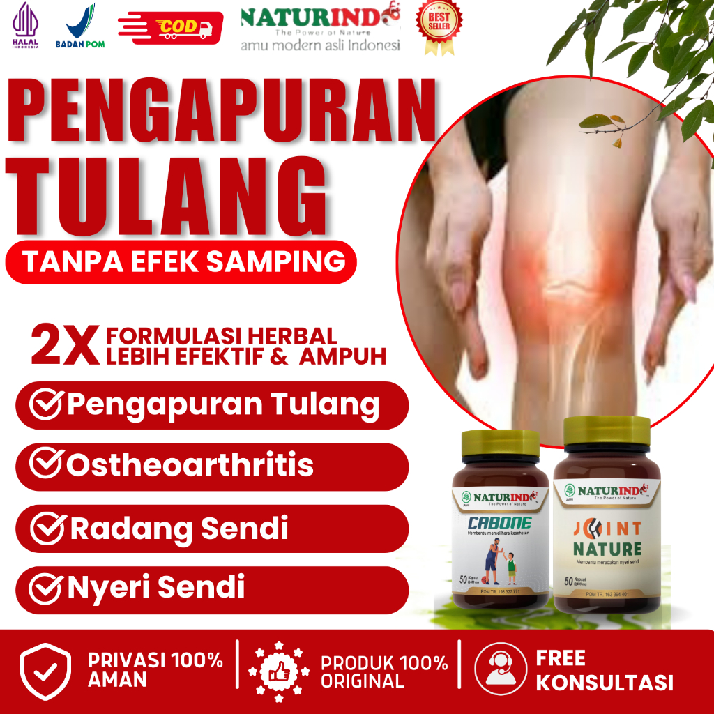 Jual Obat Pengapuran Tulang Nyeri Sendi Osteoporosis Osteoathritis ...