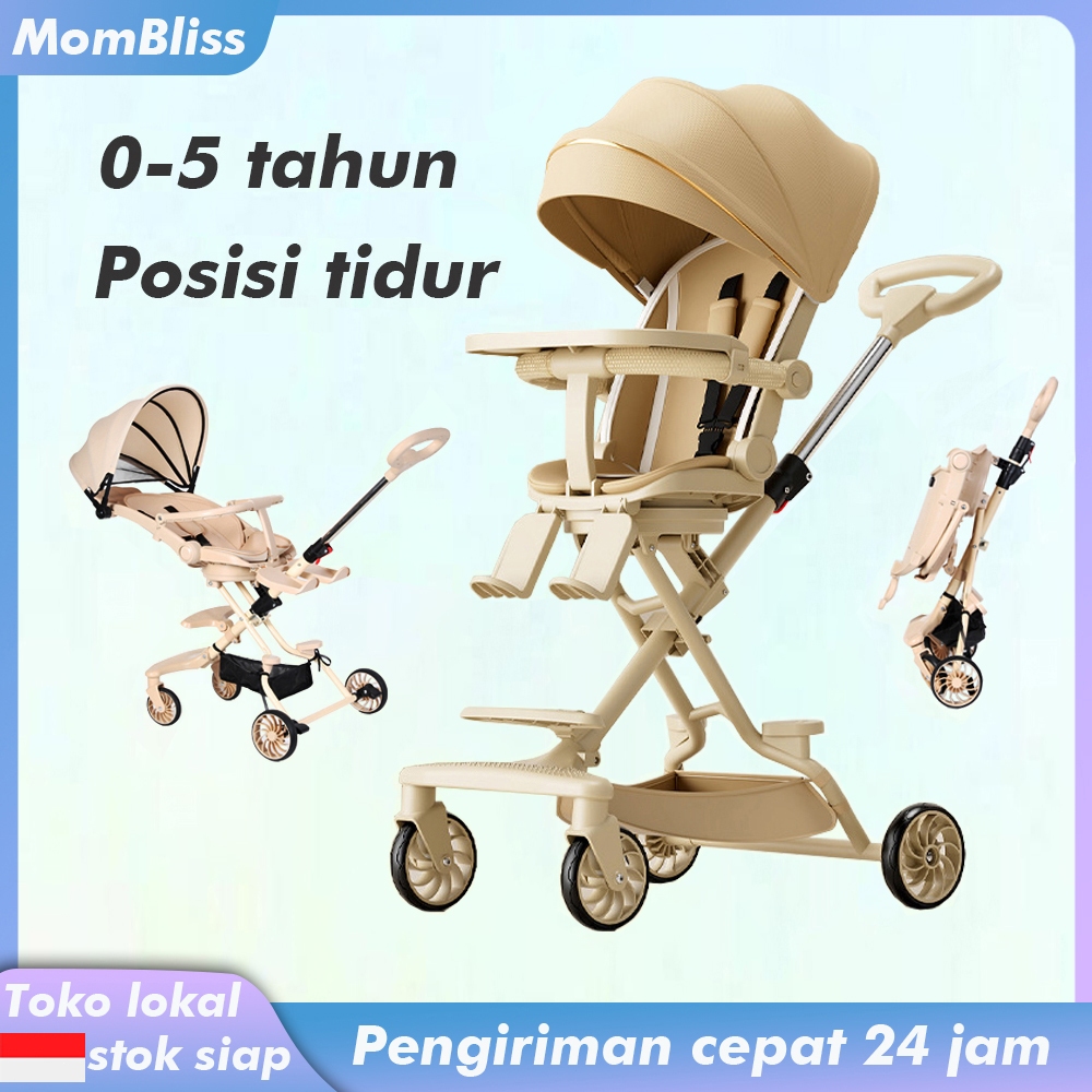 Jual Stroller Bayi Balita Anak Travelling 2 Arah Newborn Premium Dapat ...