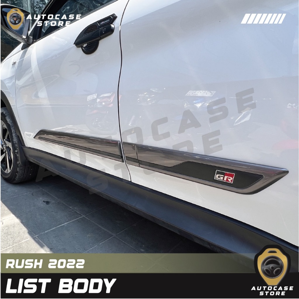 Jual LIST BODY RUSH 2022 HITAM GLOSY & GREY | Shopee Indonesia