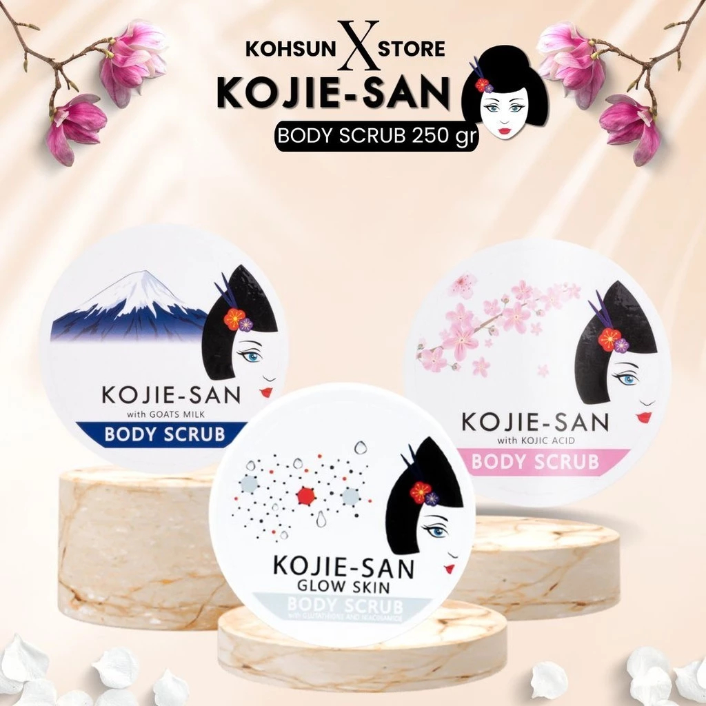 Jual Kojie San Paket Hemat 4in1 Kojic Acid - Body Scrub Lulur Badan ...