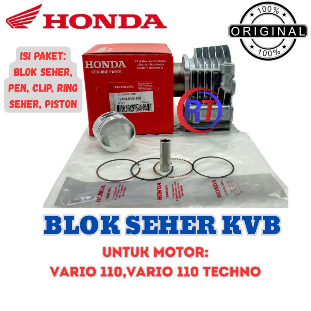 Jual BLOK SEHER VARIO 110 KVB BLOK SEHER KOMPLIT HONDA VARIO LAMA ...