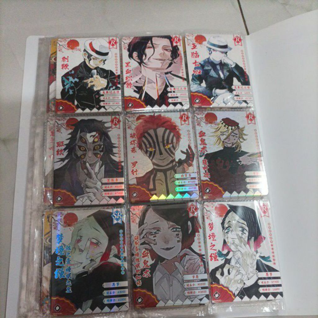 Jual Card Demon slayer kny kimetsu no yaiba Muzan akaza enmu doma ...