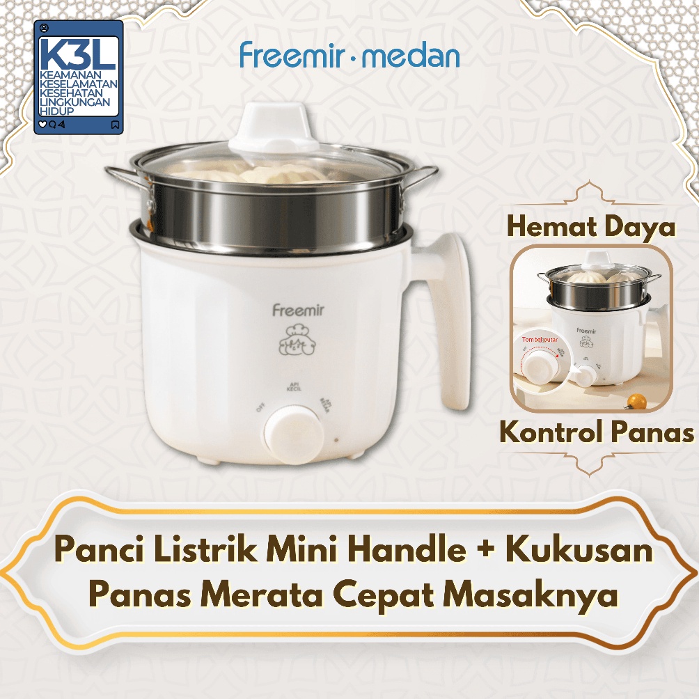 Jual Tren Panci Listrik Mini Hemat Daya Panas Merata Anti Lengket Plus ...