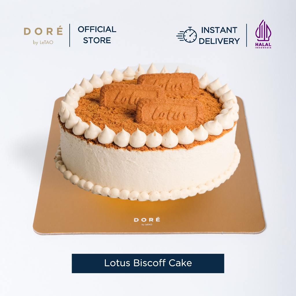 Jual DORE by LeTAO Lotus Biscoff - Kue Ulang Tahun | Shopee Indonesia