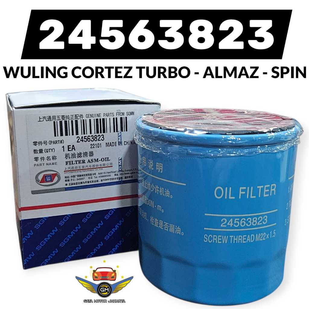 Jual Filter Oli Wuling Almaz - Wuling Cortez TURBO - Chevrolet Spin ...