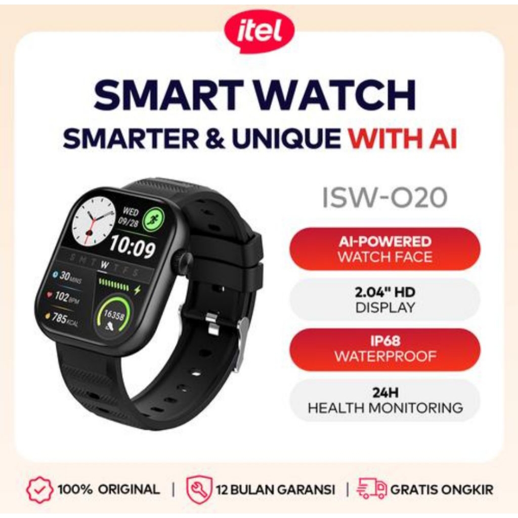 Jual itel SmartWatch ISW-020 | Shopee Indonesia