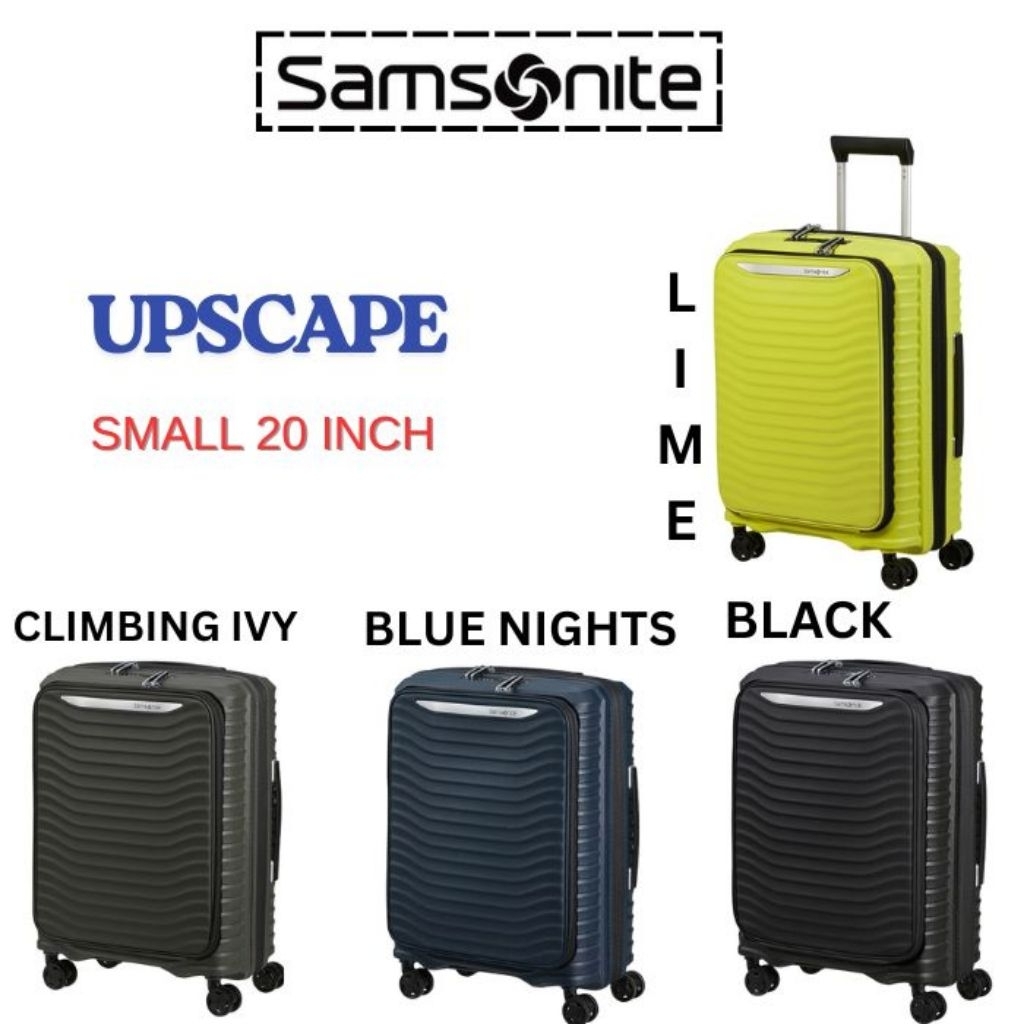 Jual Samsonite Koper Hardcase Upscape - Black | Shopee Indonesia