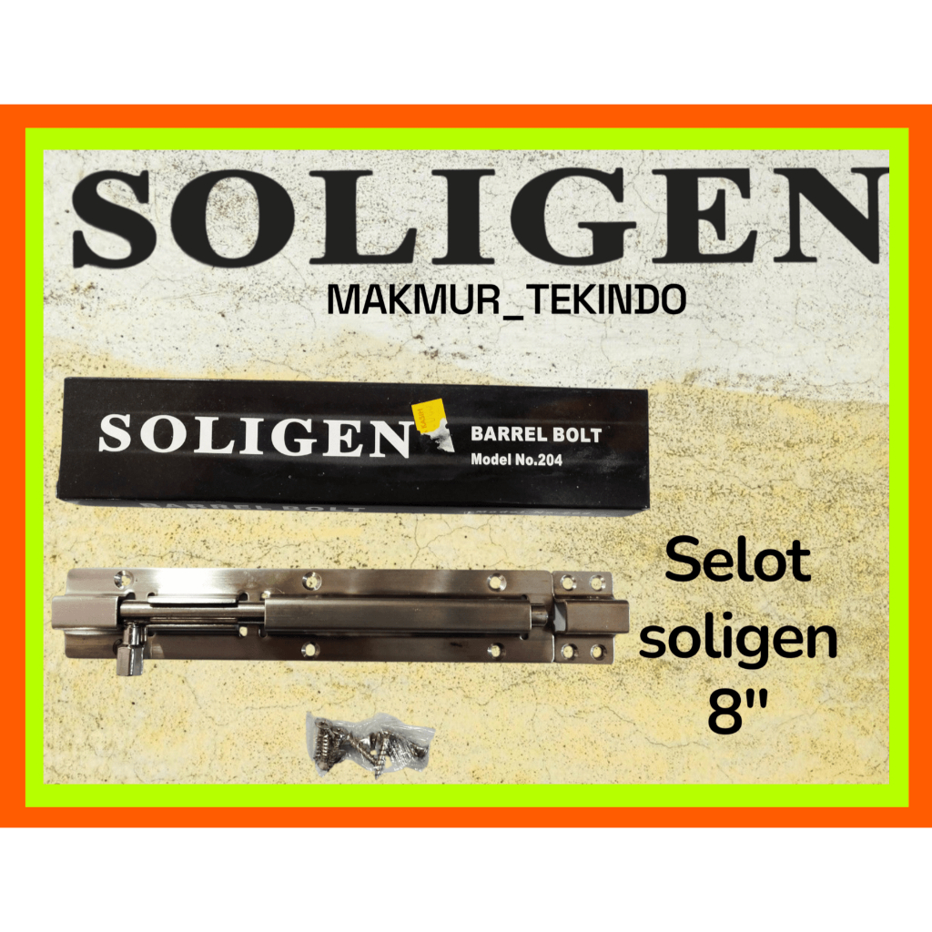 Jual Soligen Grendel 8"#Selot Soligen 8"#Selot Pintu / Jendela Soligen ...
