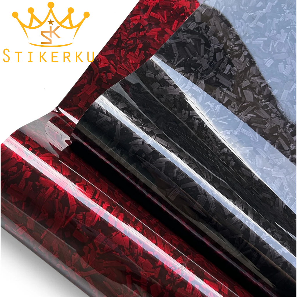 Jual Stiker Carbon Forget Premium Glosy Lebar 50cm Untuk Motor Mobil ...