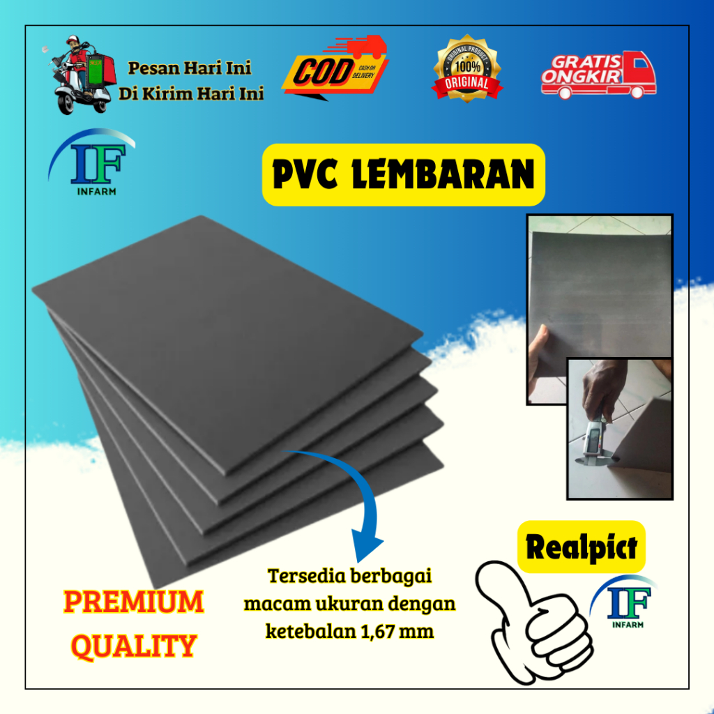 Jual PVC LEMBARAN PIPA PARALON LEMBARAN UNTUK BAHAN MINIATUR | Shopee ...