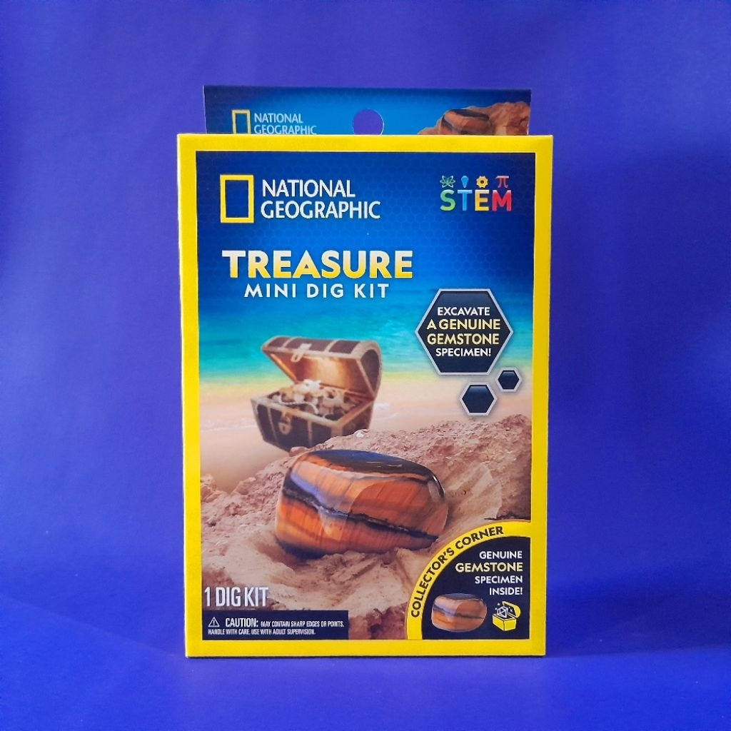 Jual National Geographic Treasure Mini Dig Kit With Real Gemstones ...