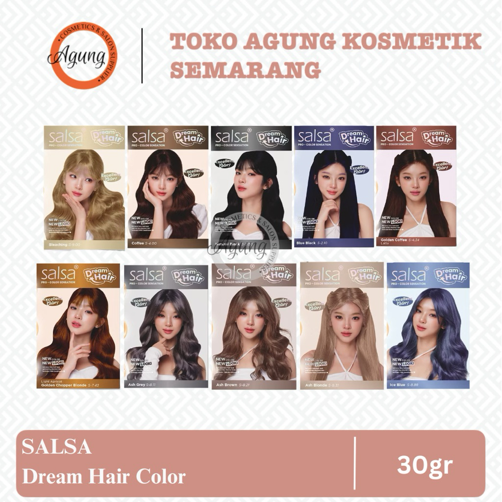 Jual [AGUNGSMG] - SALSA HAIR COLOR 30GR / SEMIR SAMBUT SALSA | Shopee ...