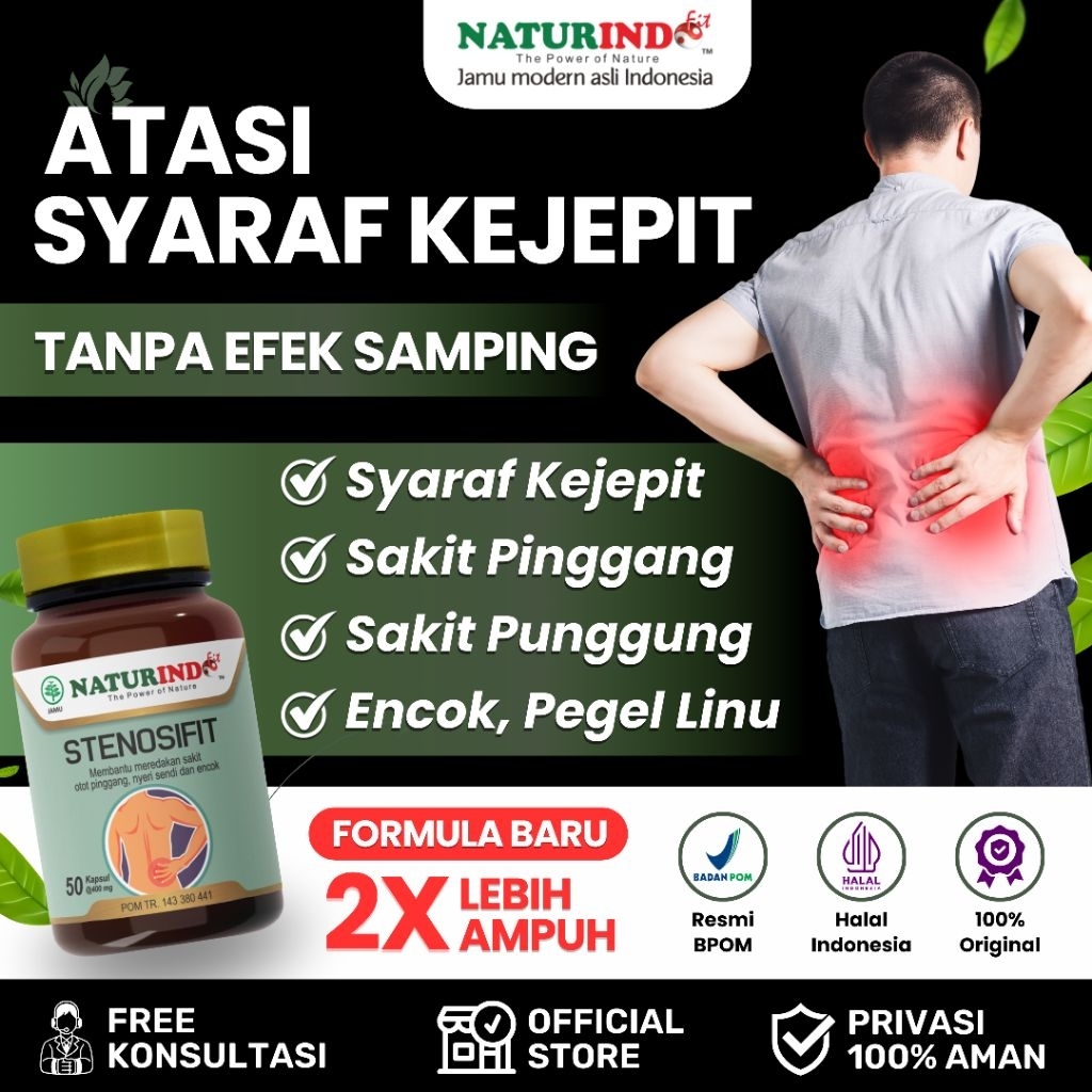 Jual Sciatica Sakit Pinggang Obat Nyeri Sendi Saraf Kejepit Sampai Kaki ...