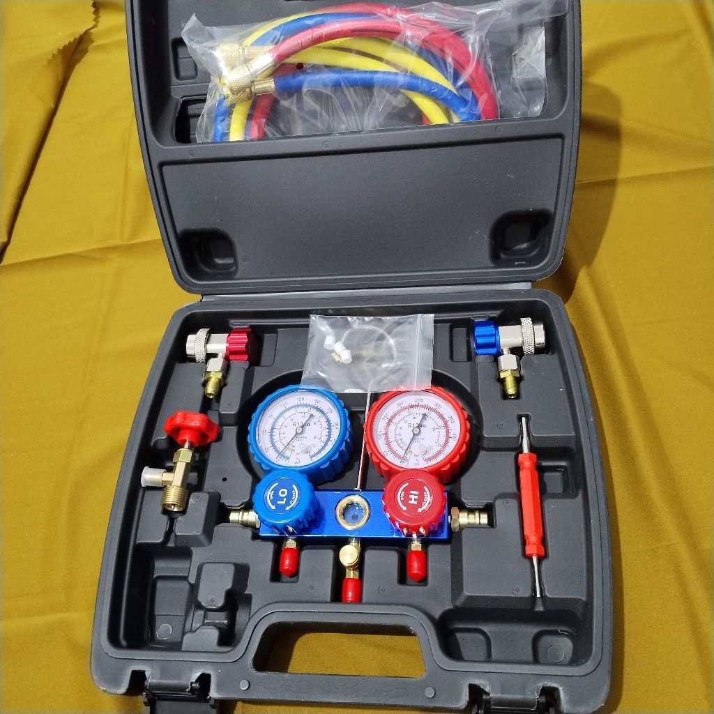 Jual Testing Meteran Manifold Gauge Aitone Alat Cek Ac Mobil Isi Freon ...