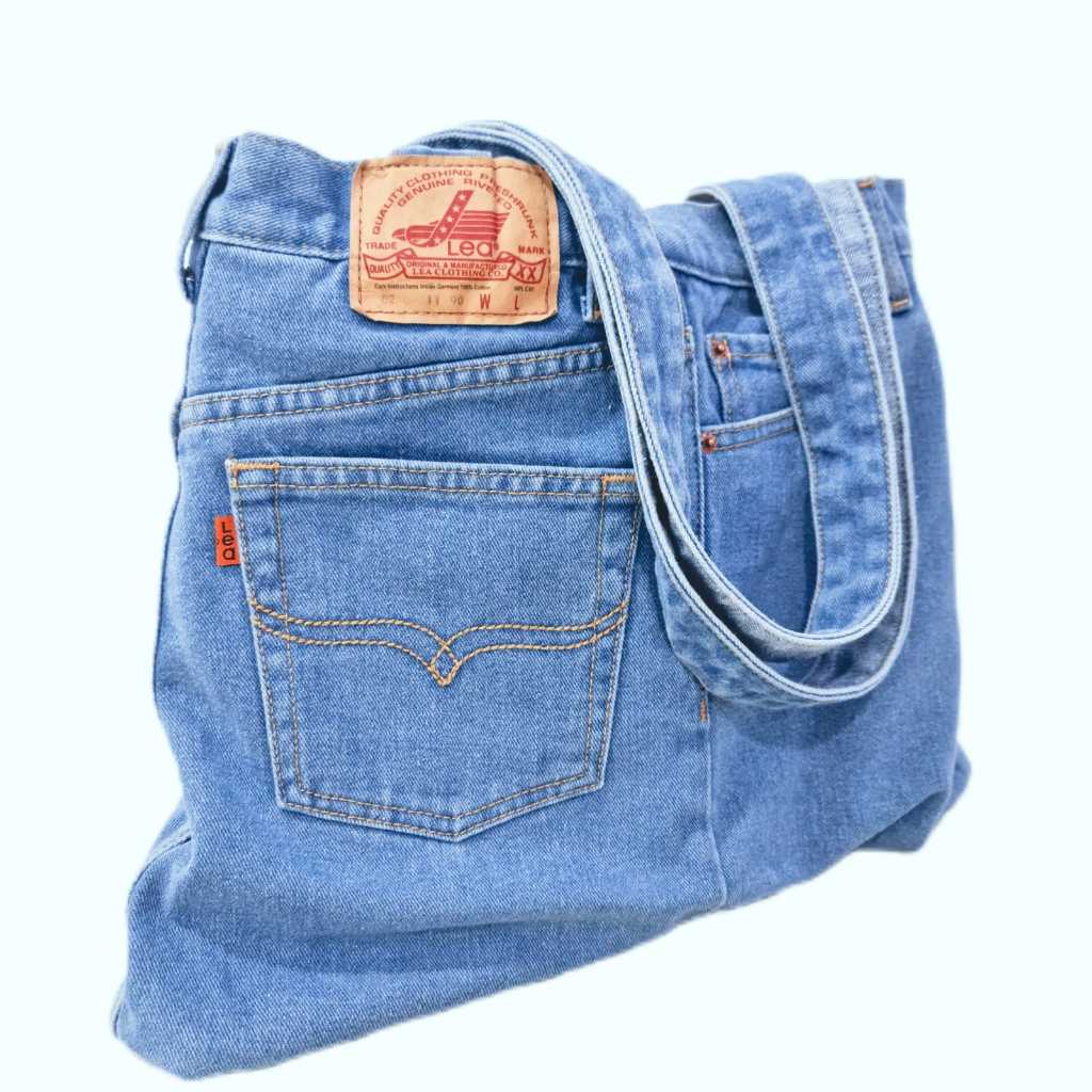 Jual LEA TOTE BAG JEANS | Shopee Indonesia